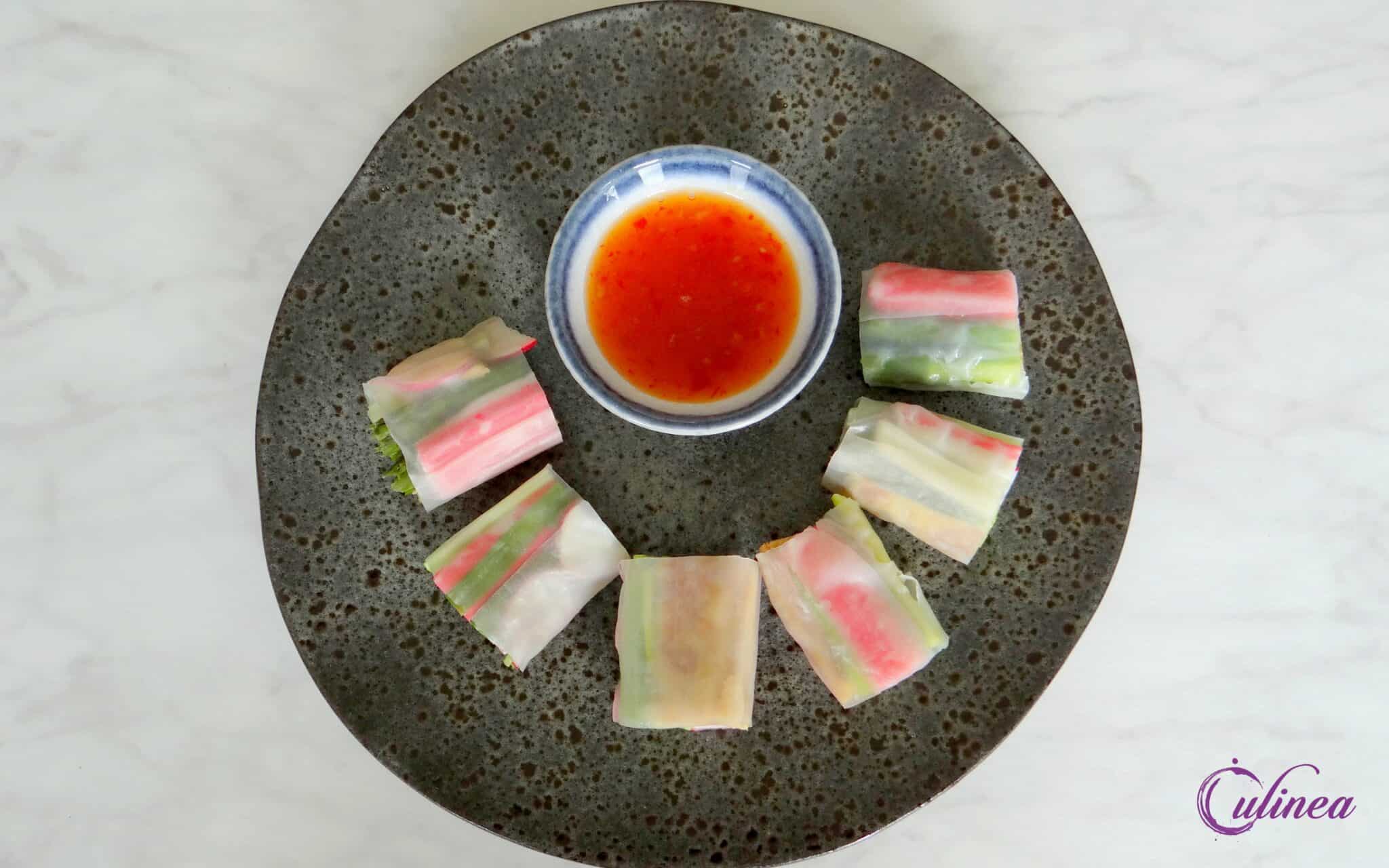 Springrolls met Groene Asperges | Culinea.nl;