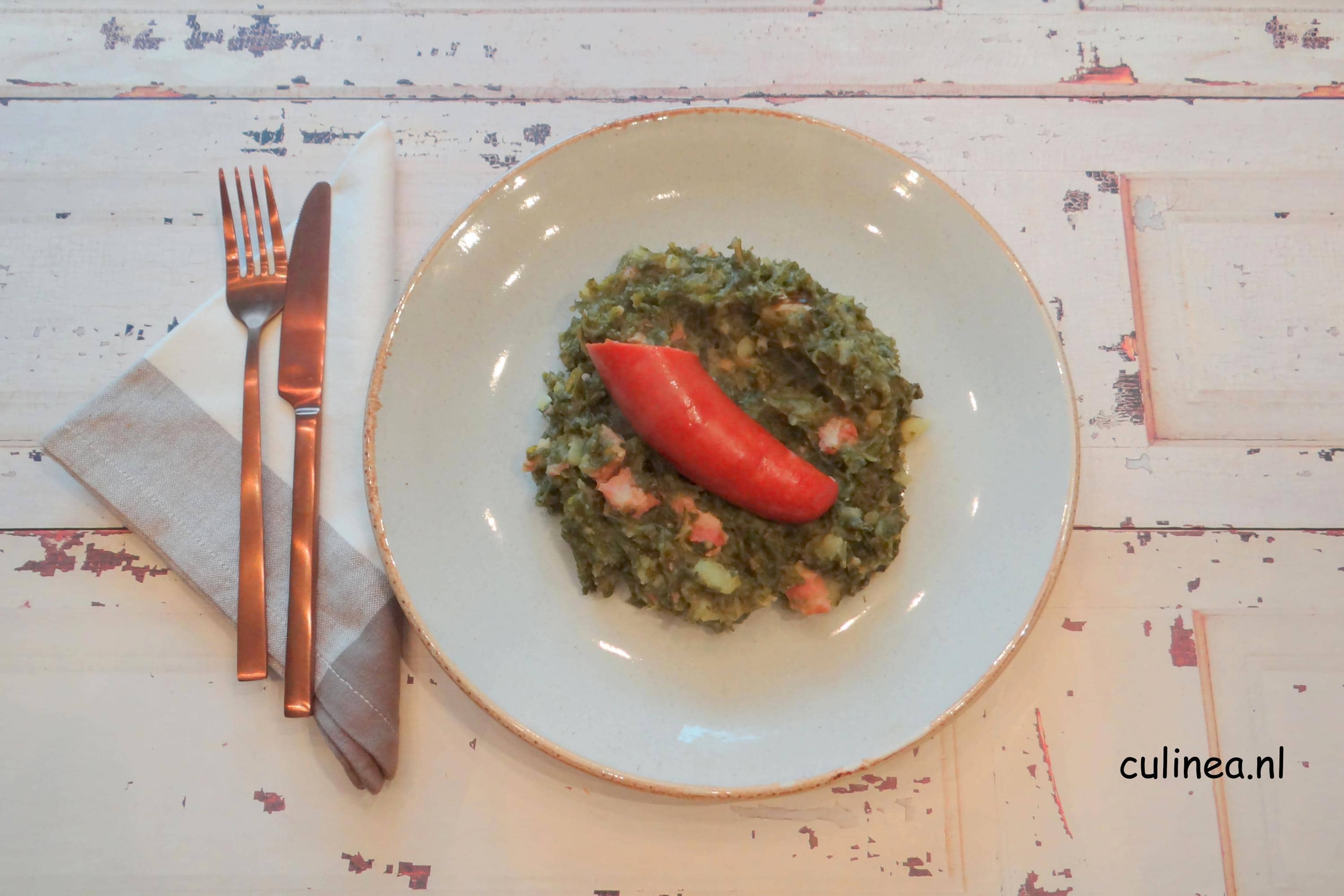 Boerenkool Recept Oma | Ouderwetse Stamppot | Culinea.nl;