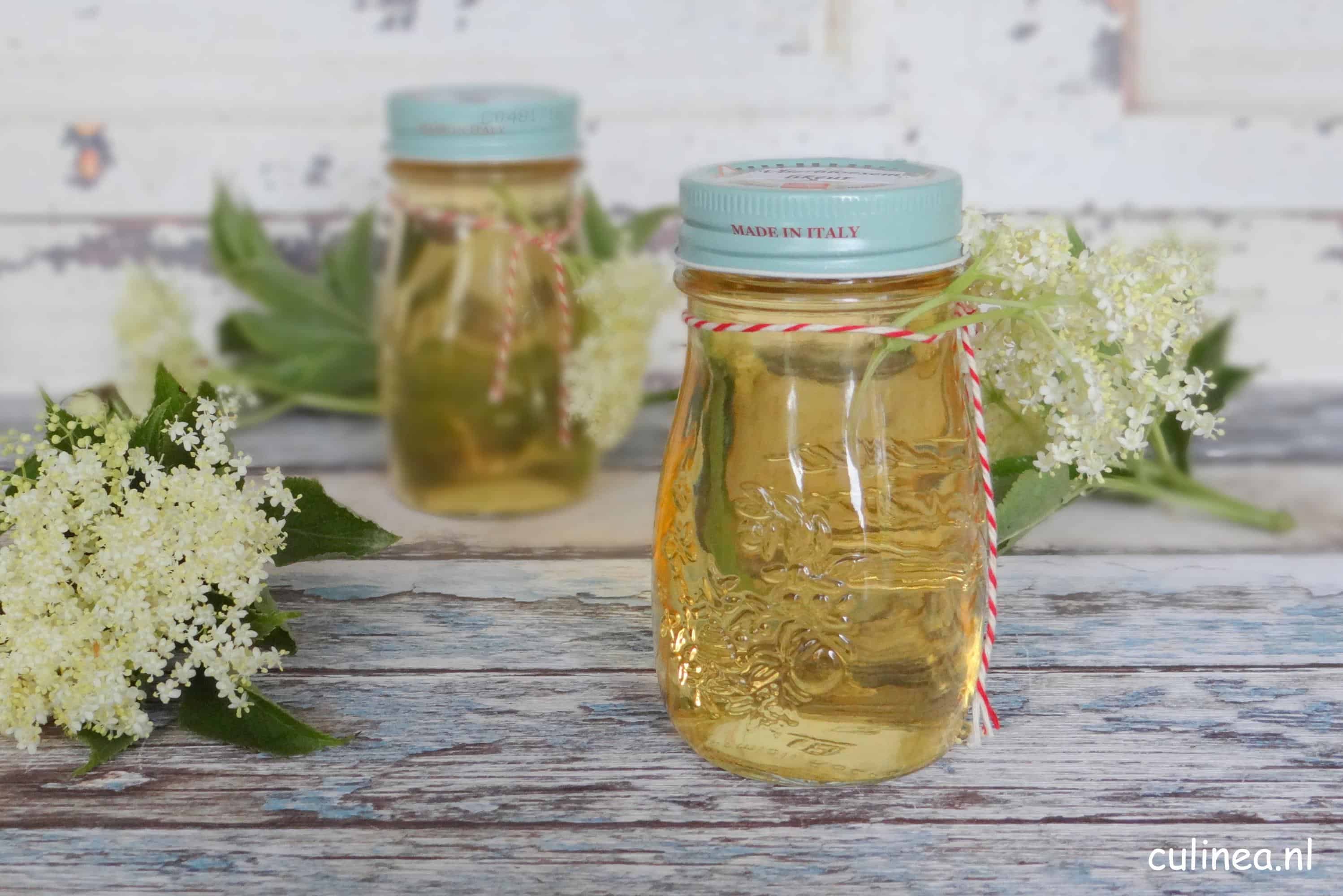 Vlierbloesemlikeur | Culinea.nl;