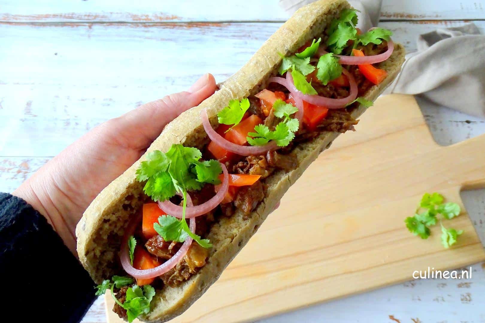 Broodje Turks stoofvlees | Culinea.nl;