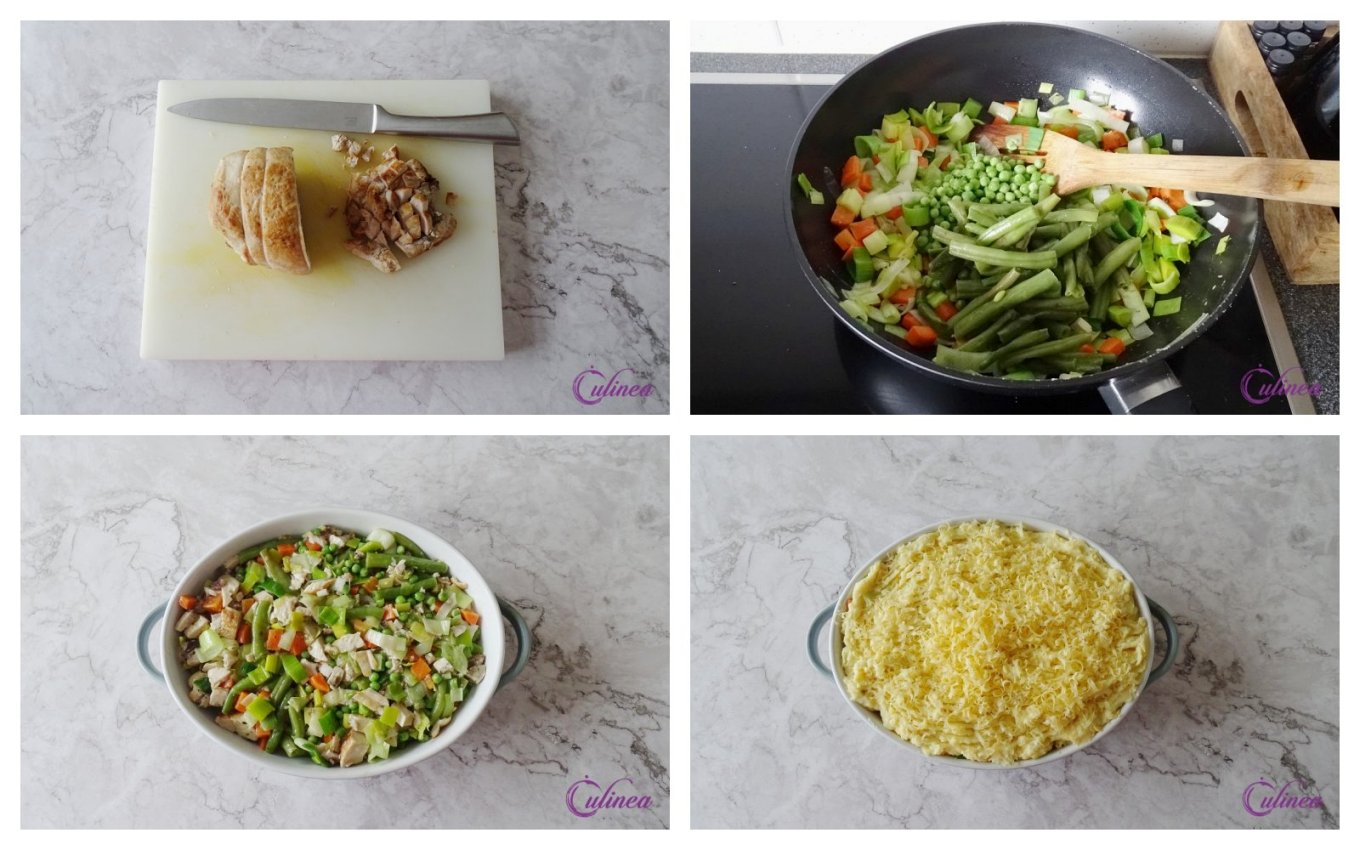Shepherd’s Pie van Kalkoen collage | Culinea.nl