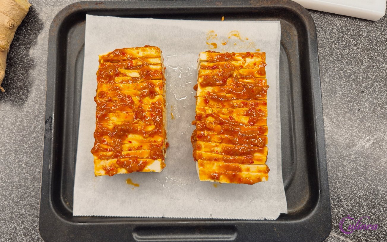 Hasselback Tofu met Miso | Culinea.nl