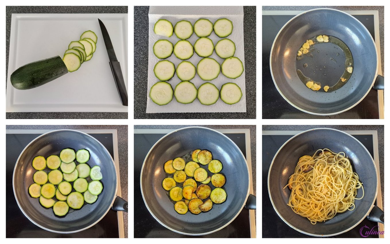 Spaghetti met gebakken courgette | Culinea.nl;